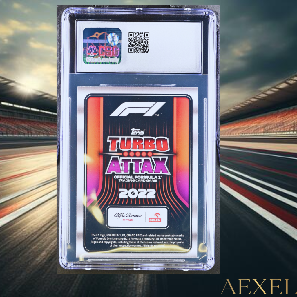 Zhou Guanyu Rookie Red Parallel Turbo Attax 2022 F1 Idol CGC 9.5 Top ...