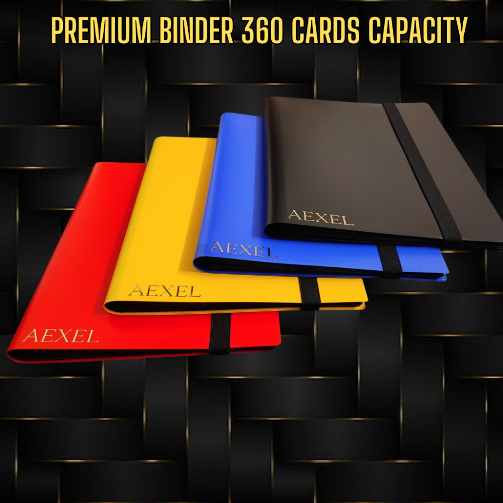 Aexel Premium Binder with Strap PP 360 Cards Capacity – Aexel.in