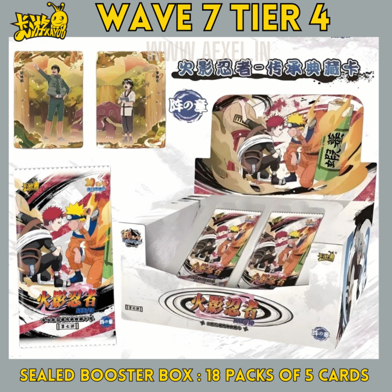 Kayou Naruto Wave 7 Tier 4 Sealed Booster Box 2025 New Release – Aexel.in